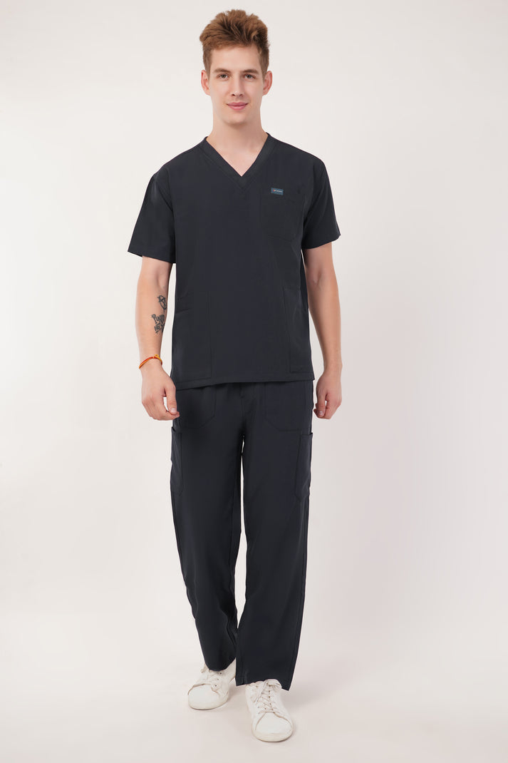 Nova (Stretch) Men's Scrubs Midnight Blue – Behummer